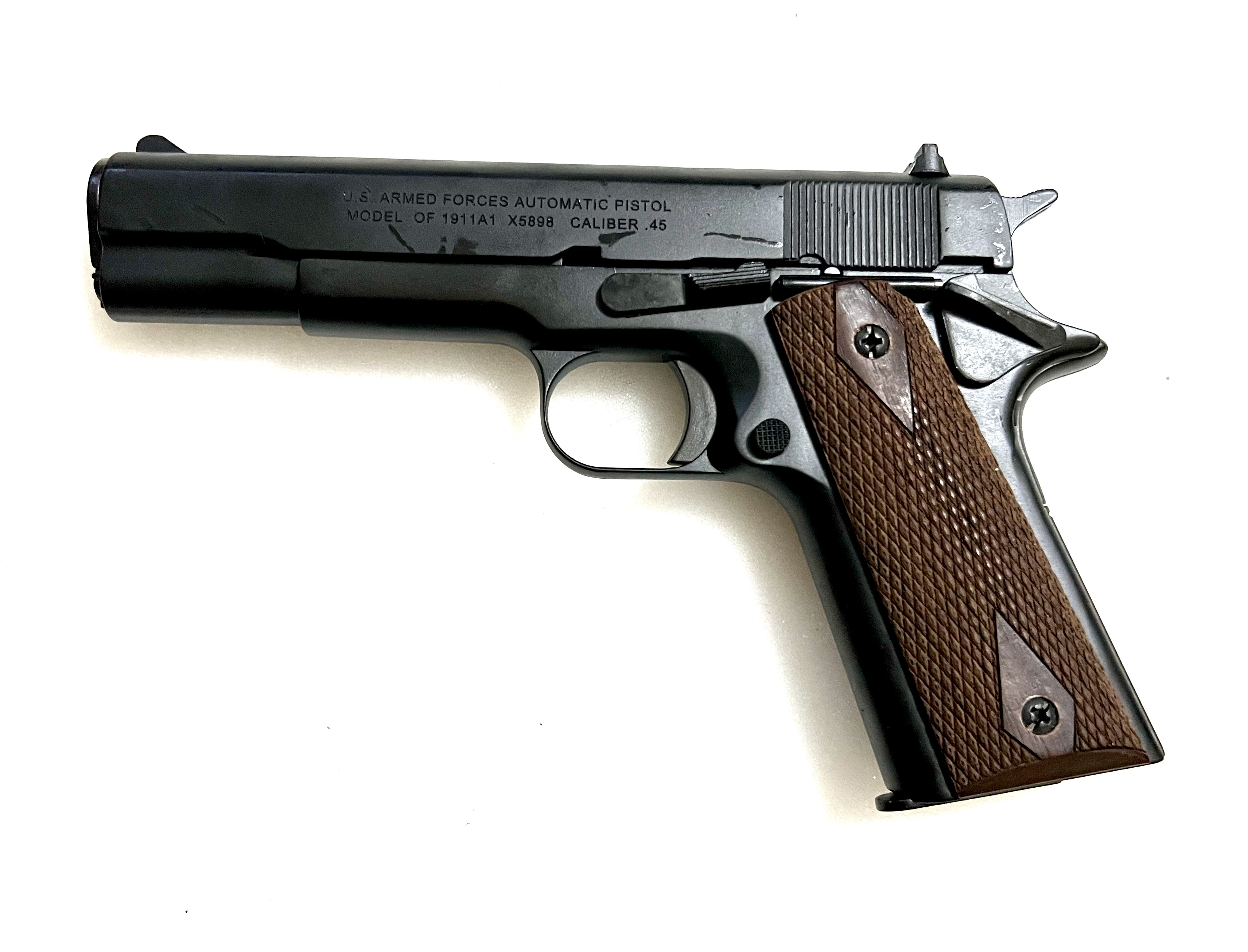 US Government Issued M1911 A1 Pistol with Standard Wood Grips – KIMAR ...