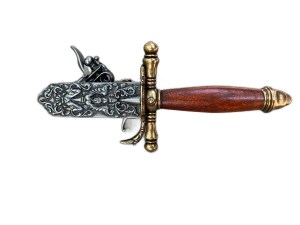 18th-Century-French-Flintlock-Dagger-Pistol-4_no_bg – Vintage Ordnance ...