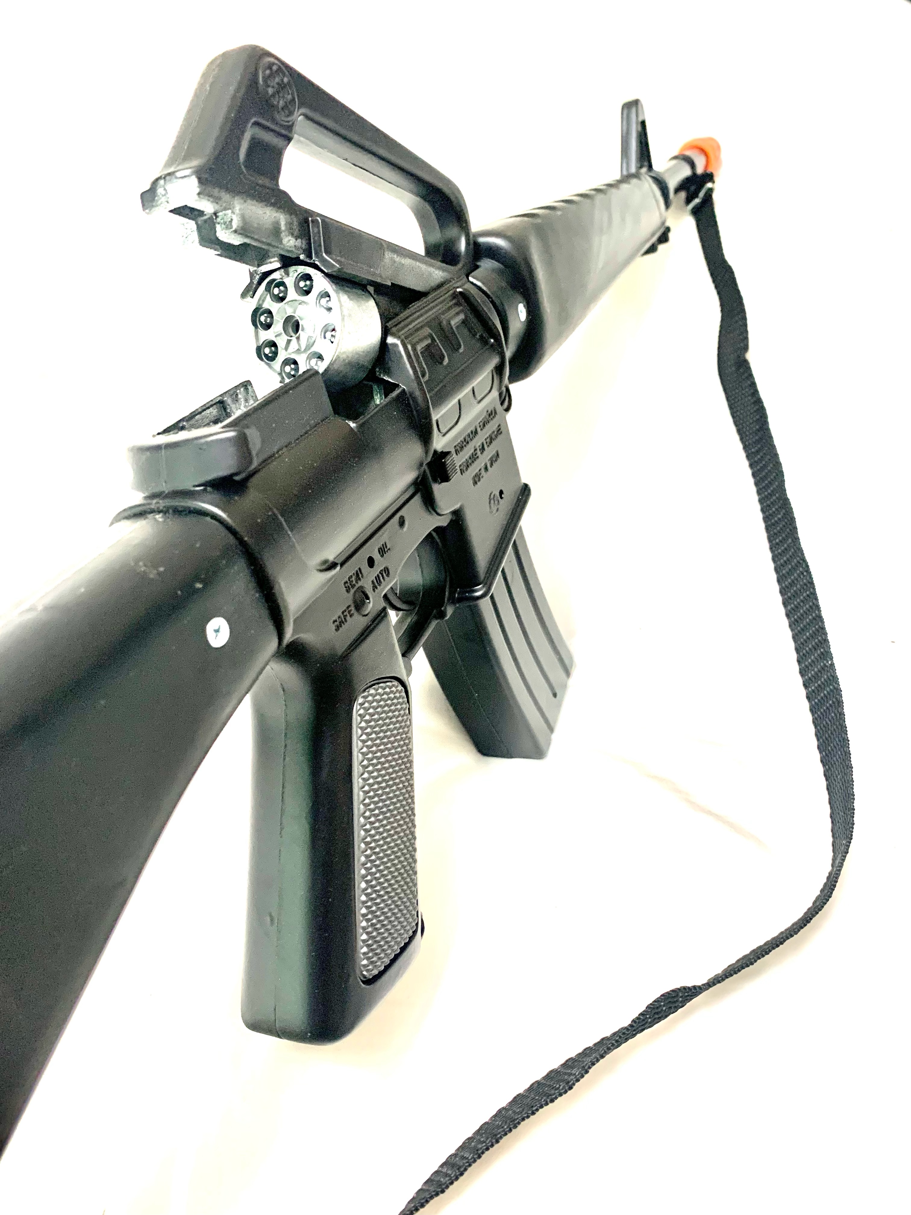 GONHER Toys Diecast US M-16 Style Cap Gun Rifle, 28in Long – Vintage ...