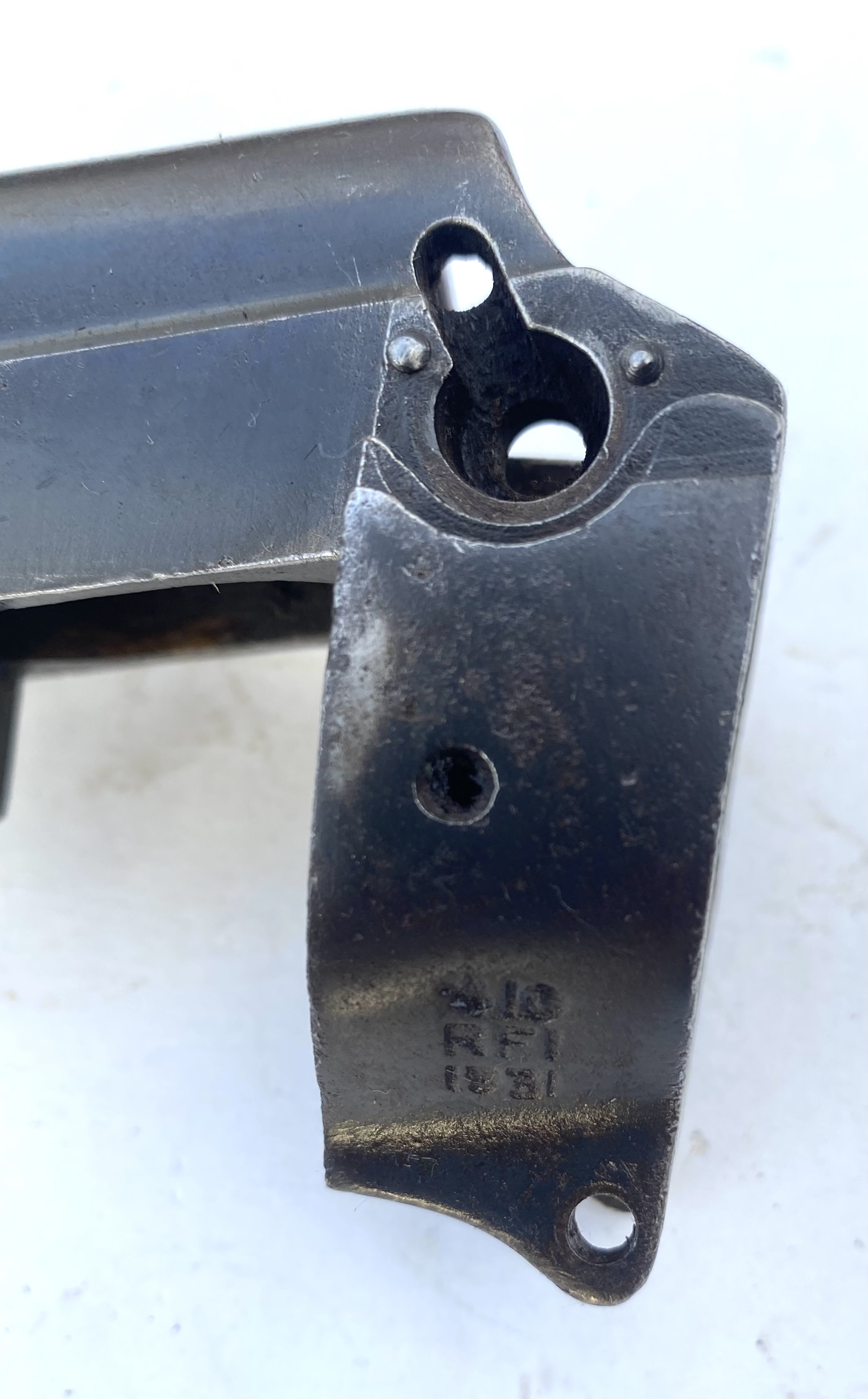 Pre-WWII No1 MkIII Enfield SMLE Receiver ISHAPORE w/ magazine cut-off ...