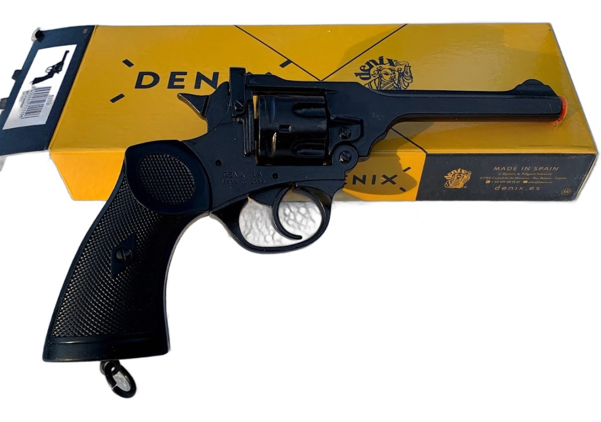 Denix MK IV British Webley Revolver Non Firing – Vintage Ordnance ...